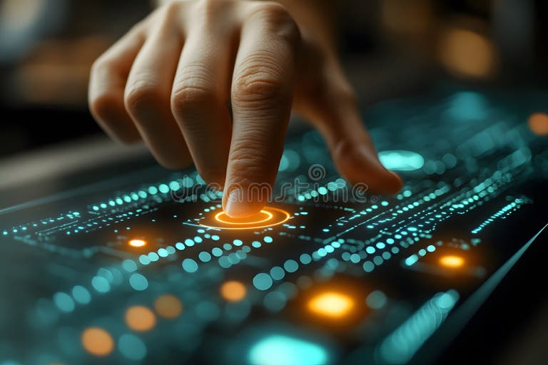 Futuristic Technology Interface with Hand Gesture Interaction for ...