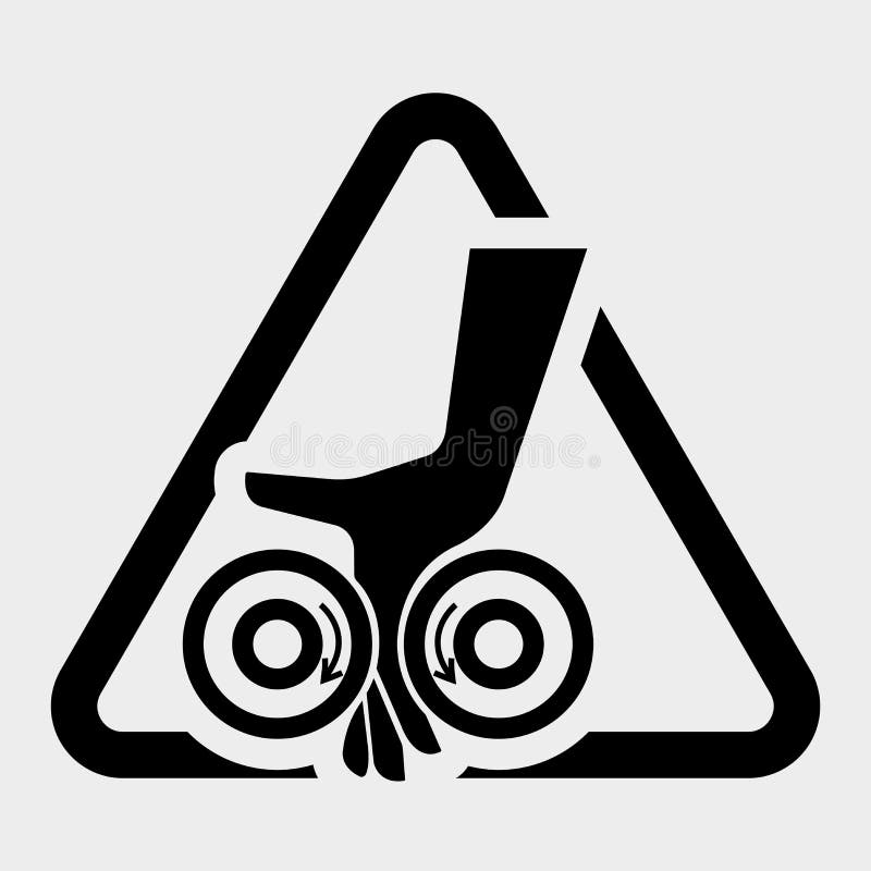 Arm in Rollers Symbol Sign Isolate on White Background,Vector ...