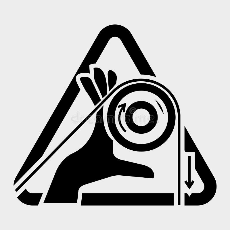 Arm in Rollers Symbol Sign Isolate on White Background,Vector ...