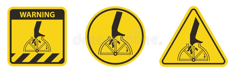 Hand Entanglement Rotating Symbol Sign Isolate on White Background ...