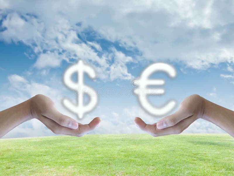 Hand exchange money stock image. Image of dollar, sale - 20593993