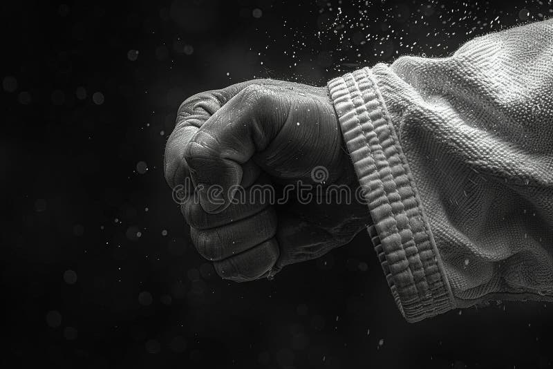 Hand executing a judo chop stock photo. Image of thai - 312227054