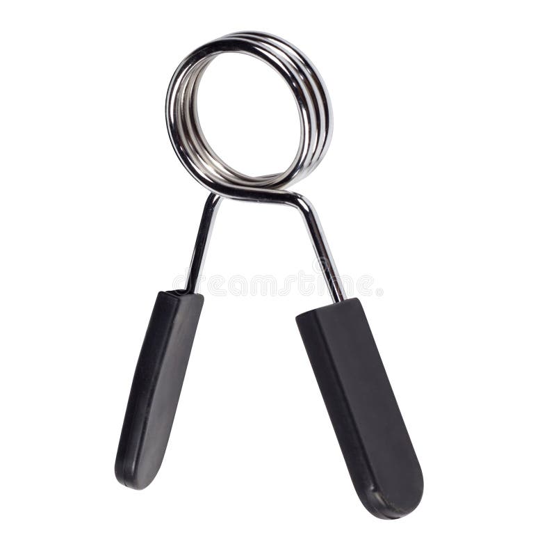 Hand Exercising Flexor Isolated on White Stock Photo - Image of ...