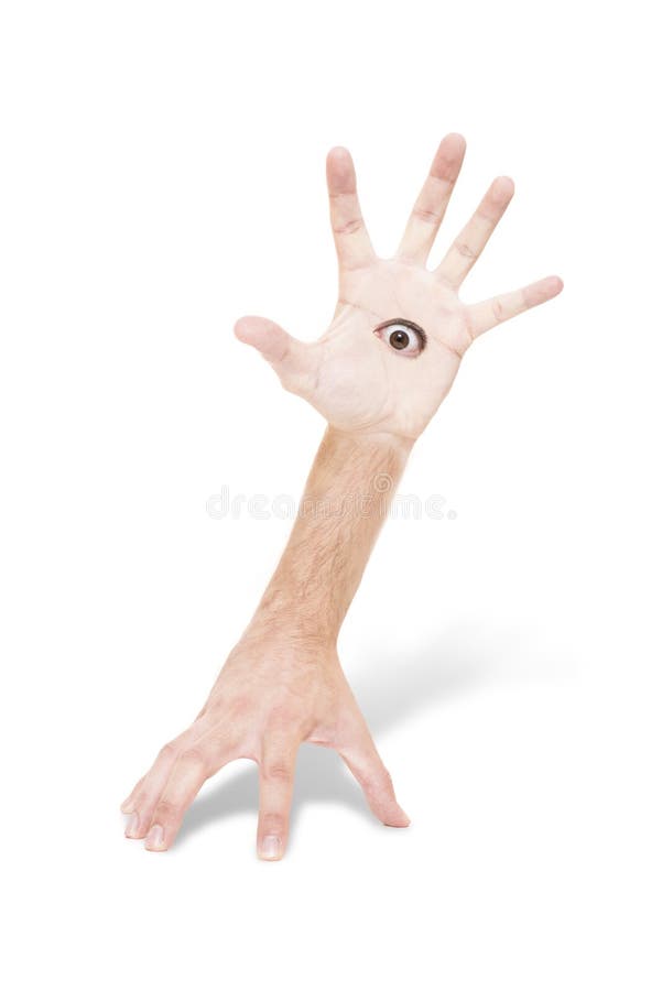 Hand and eye stock photo. Image of paranormal, fantasy - 45659356