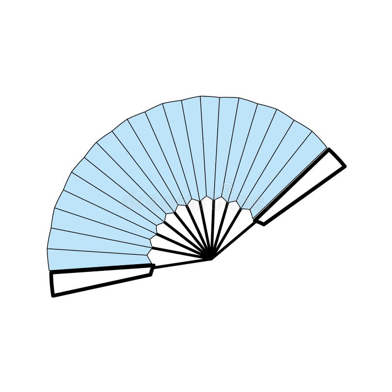 Hand Fan Isolated Vector Illustration Graphic Design Vector ...