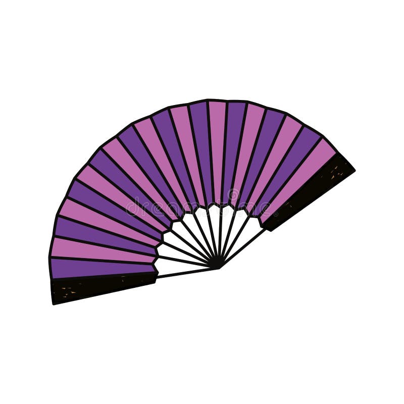 Hand Fan Isolated Vector Illustration Graphic Design Vector ...