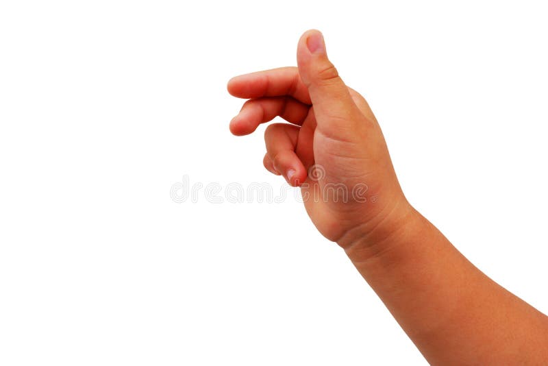 Hand of Fat Girl Collection in Gestures Isolated on White Background ...