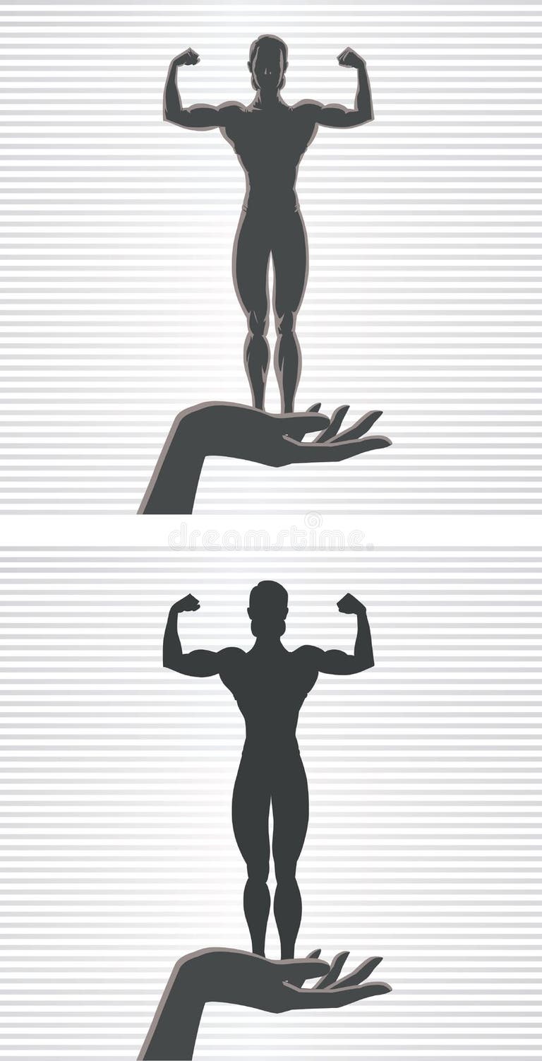 Bodybuilder Female Pose Stock Illustrations – 449 Bodybuilder Female ...