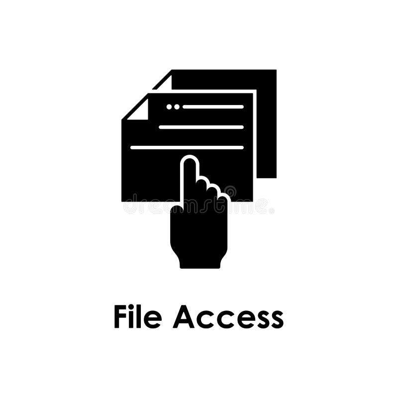 Hand, File, File Access Icon. Element of Business Icon for Mobile ...