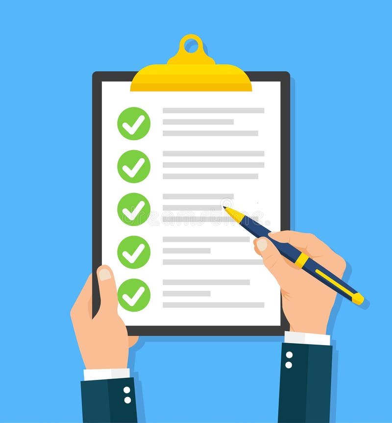 Icon Clipboard Checklist Vector Icon Stock Vector - Illustration of ...