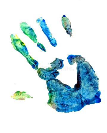 Hand Finger Paint stock photo. Image of color, painted, stain - 93106