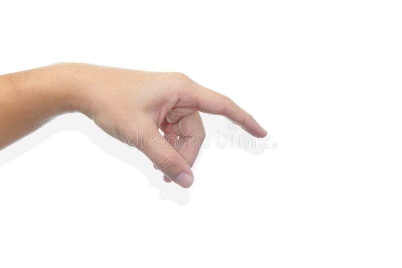 Hand Finger Point Touch Posture Stock Photo - Image of human, mankind ...