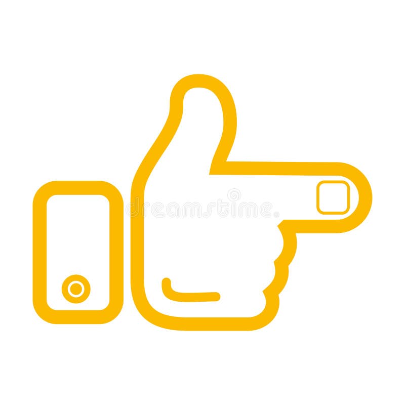 Hand and Finger Pointer. the Icon. Vector Illustration Stock Vector ...