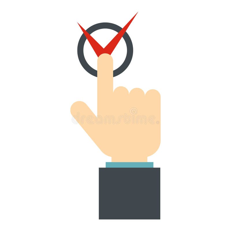 Tick Icon, Isometric 3d Style Stock Vector - Illustration of ...