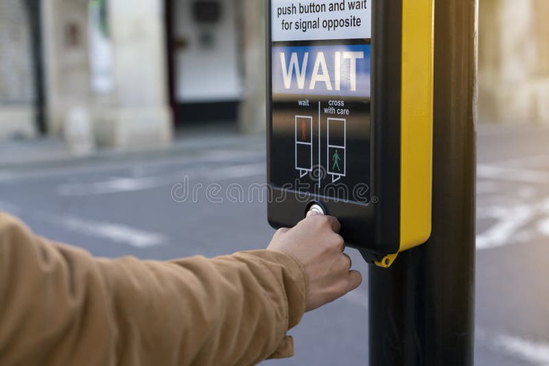 Stop on Request Button on Bus Stock Photo - Image of urban, yellow ...