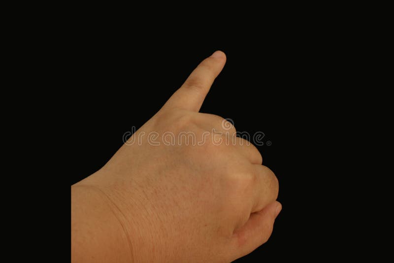 Hand and Fingers Focus with Many Style Actions Stock Image - Image of ...