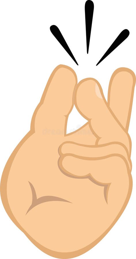 Hand fingers snap stock vector. Illustration of skin - 321994397