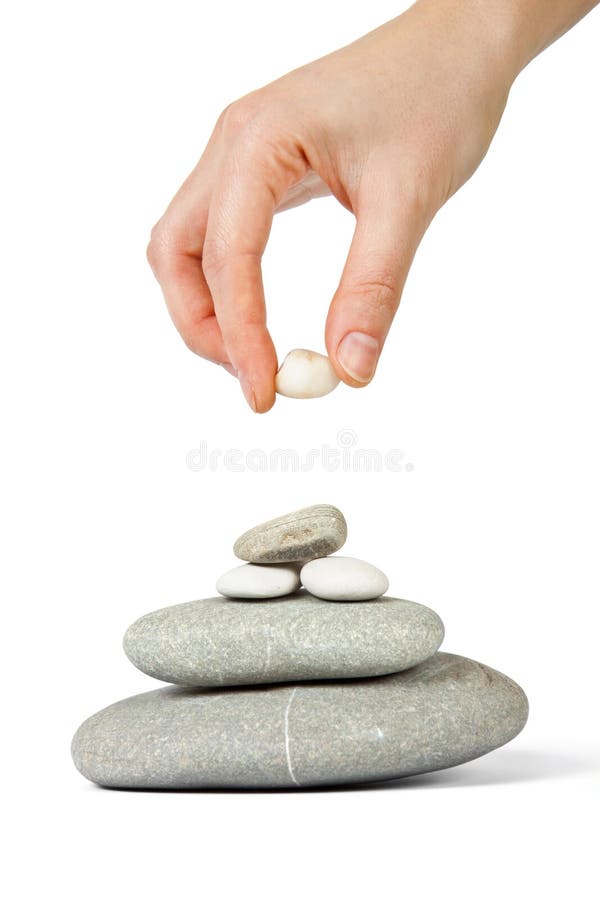 Hand finished stone tower stock photo. Image of gain - 19826734