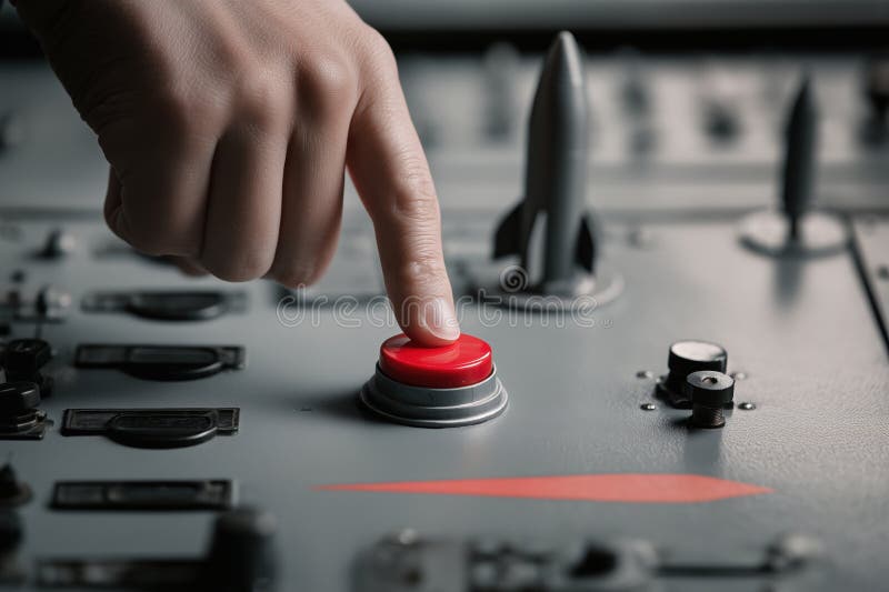 Launch Command: Initiating Conflict Stock Illustration - Illustration ...