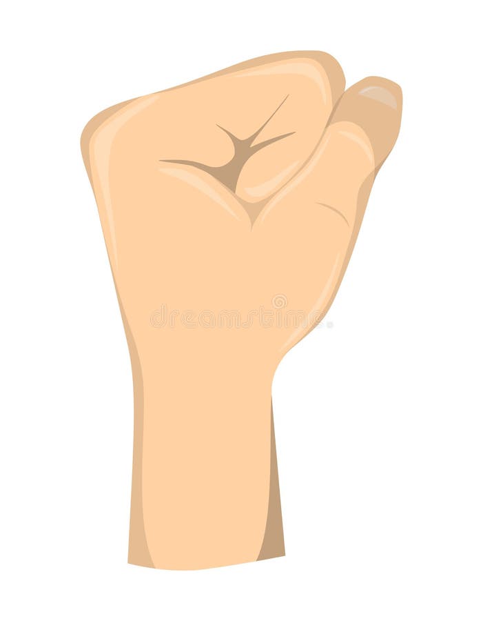 Hand Knocking On Door Logo Icon, Fist Knocking Sign - Vector Stock ...