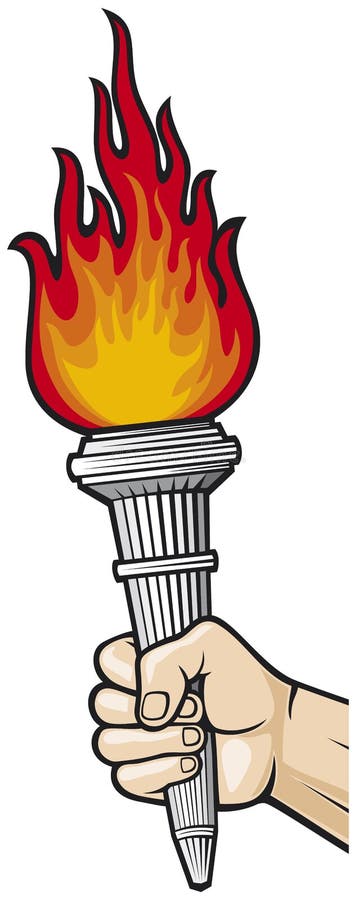 Hand with flaming torch stock vector. Illustration of aspirations ... Hand with flaming torch stock vector. Illustration of aspirations ...