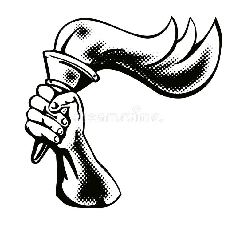 Flaming Torch Hand Stock Illustrations – 1,039 Flaming Torch Hand Stock ...