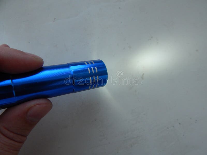 Hand flashlight stock image. Image of shiny, torch, illuminate - 707201