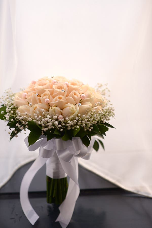 This Hand Flower Bouquet for the Bride Stock Photo - Image of blossom ...