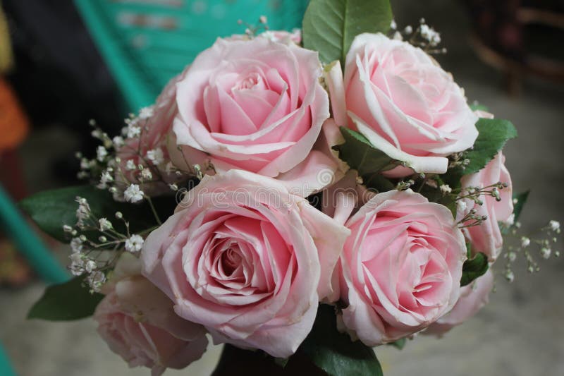 Hand Flowers in Weddings are Very Beautiful when Held Stock Image ...