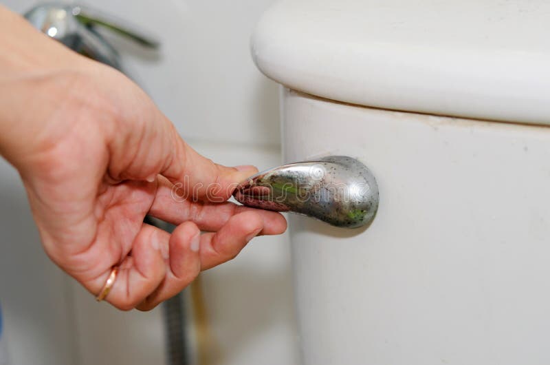 Hand flush toilets stock image. Image of ceramics, flushing - 44276671