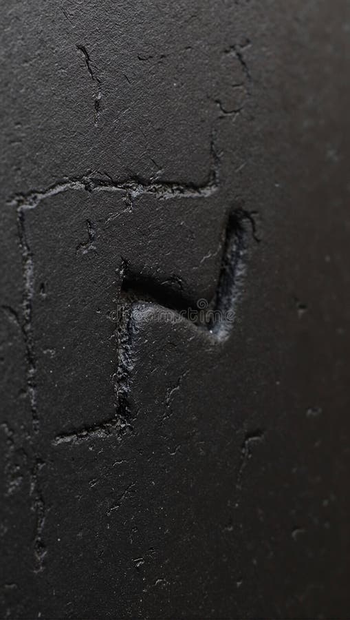 Hand Forged Iron Close Up with Visible Hammer Marks Exuding Strength ...