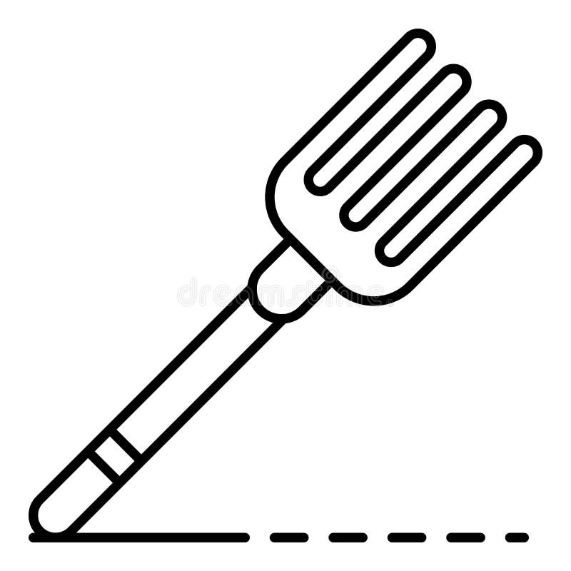 Hand Fork Icon, Isometric Style Stock Vector - Illustration of care ...