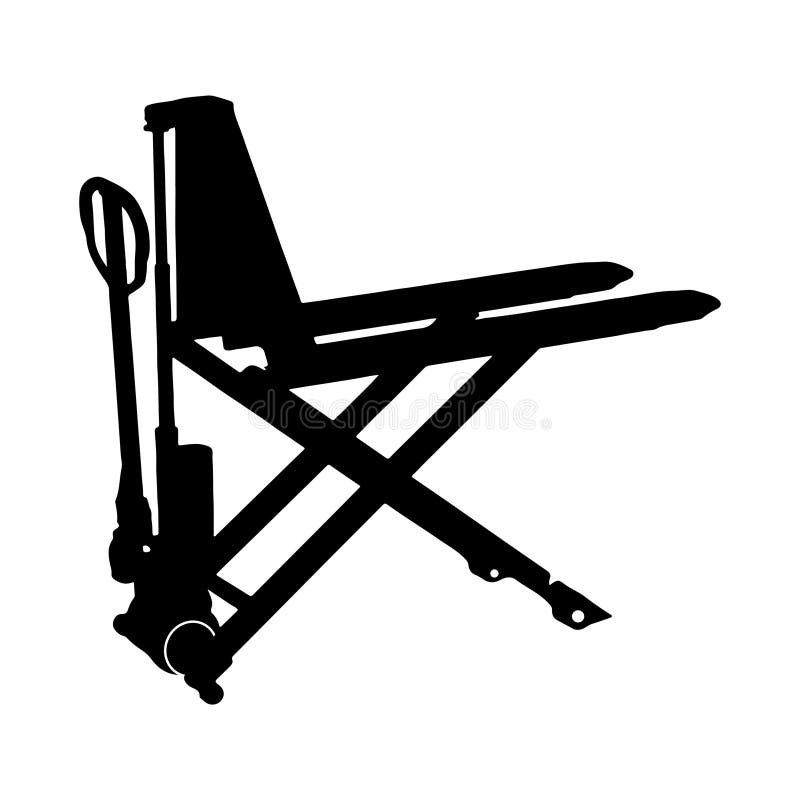 Hand forklift icon stock vector. Illustration of container - 310769678