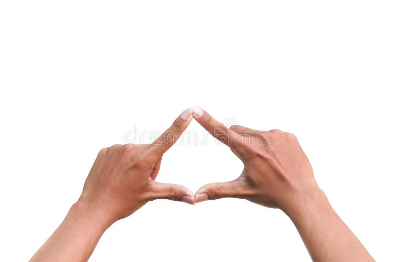 Triangle Sign Hand Stock Photos - Download 669 Royalty Free Photos
