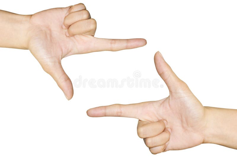 Hand as rectangle shape stock photo. Image of message - 19625968
