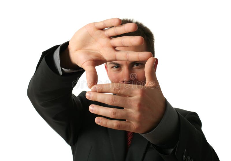 Hand Frame stock photo. Image of businessman, composition - 8549886