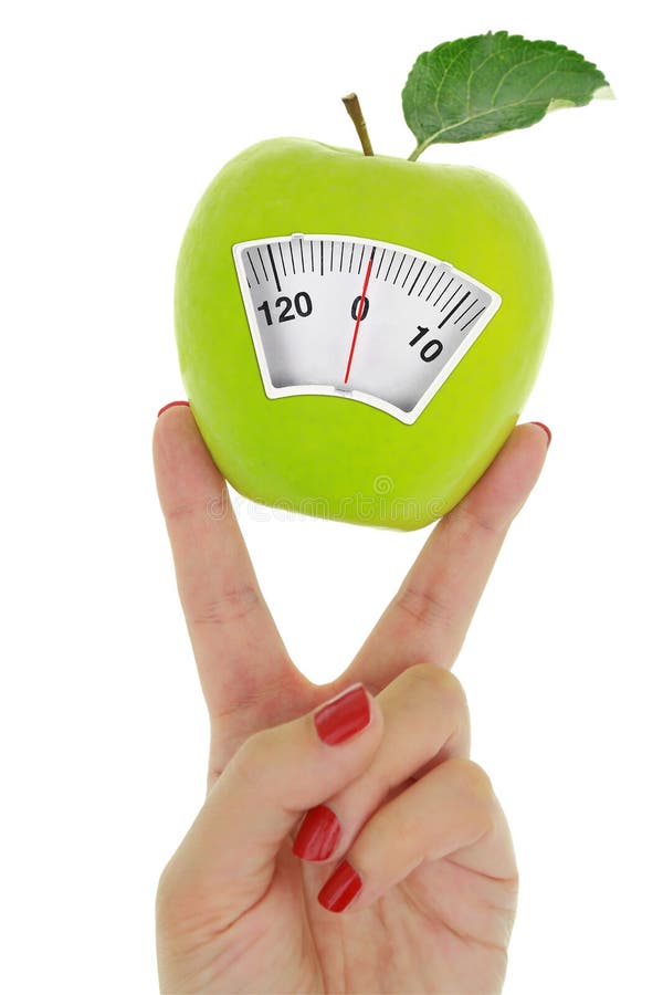 Hand and fresh green apple stock photo. Image of diabetic - 41027258