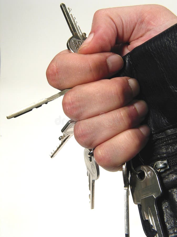 Hand full of keys stock image. Image of rich, happiness - 135221