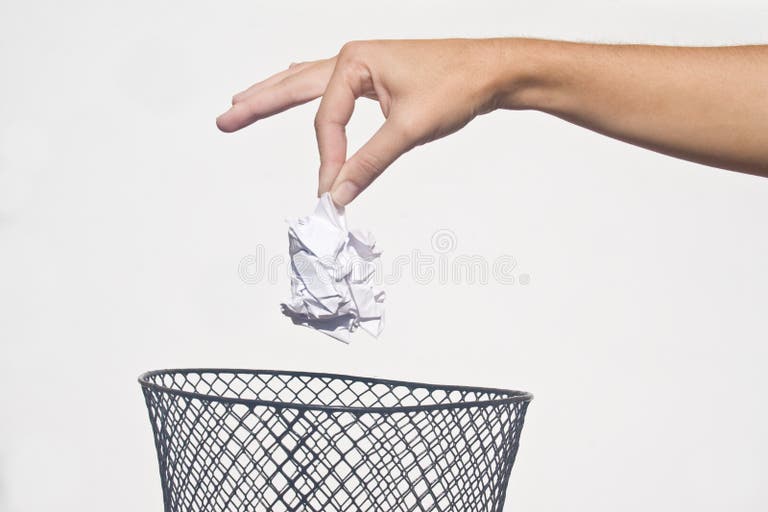 Hand with garbage stock photo. Image of disposal, hand - 10441188