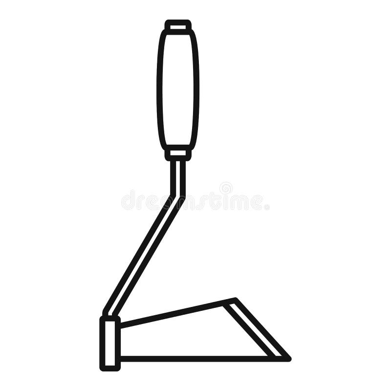 Hand Garden Dig Tool Icon, Outline Style Stock Vector - Illustration of ...