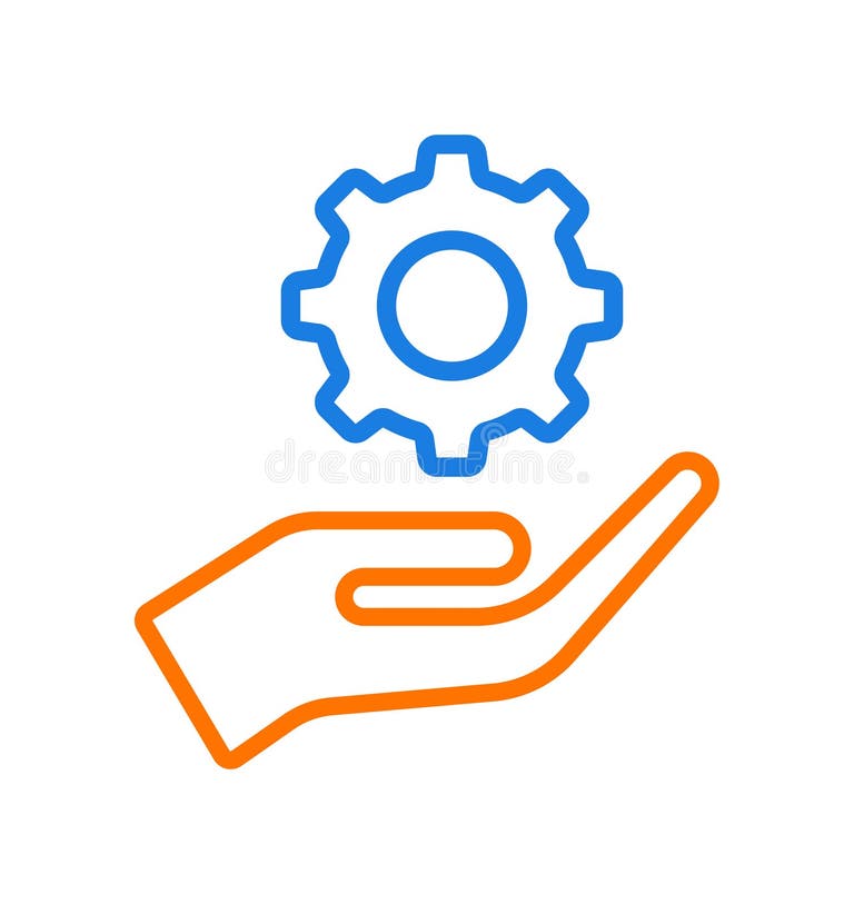 Hand Gear Icon Stock Illustrations – 40,167 Hand Gear Icon Stock ...