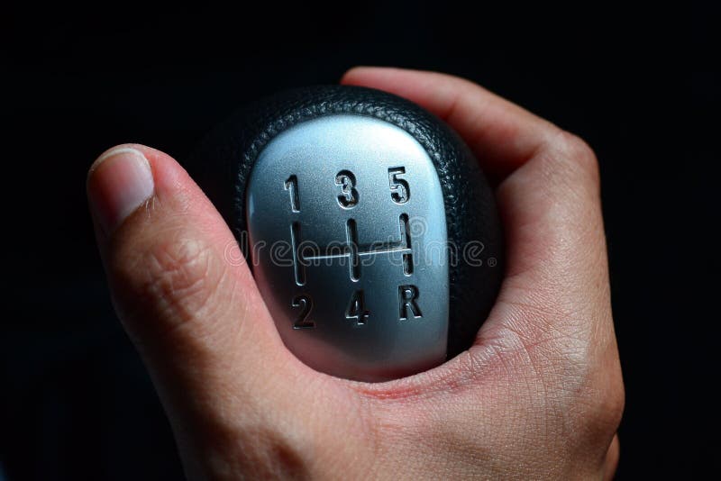 Hand on Gear Stick stock photo. Image of transmission - 58238690