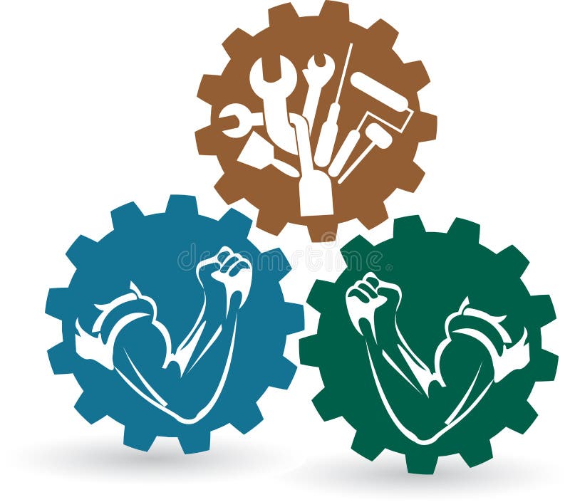 Tool gear logo stock vector. Illustration of construction - 20171380