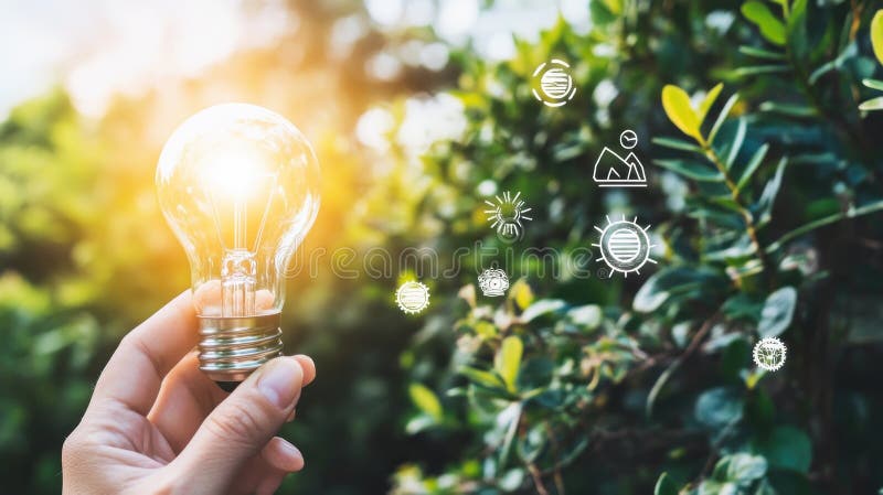 Green Energy Ideas Sustainable Innovation Bright Future Stock ...