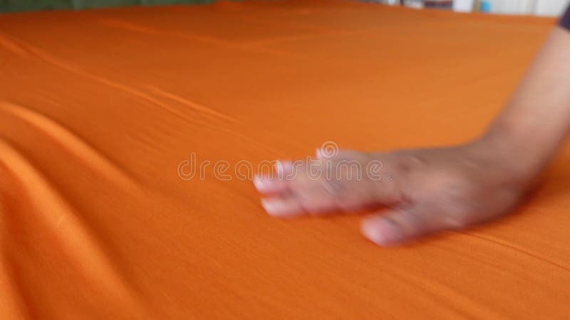 Experience the Thrill of Hand Gliding Over a Smooth, Vibrant Orange ...