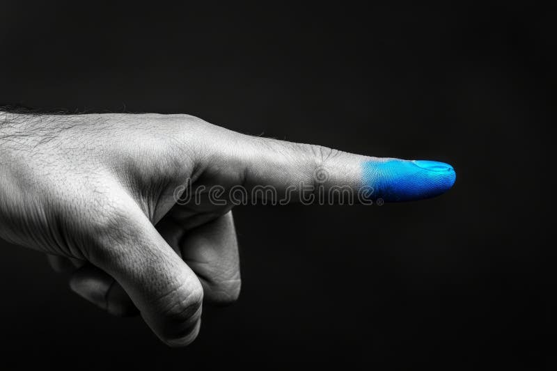 Hand Gesture with Abstract Cutouts for Design Montage Element Stock ...