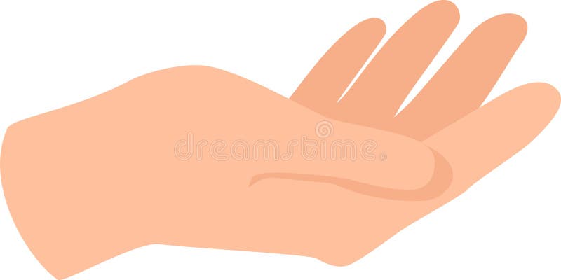 Hand Gesture, Asking for Help or Begging Stock Vector - Illustration of ...