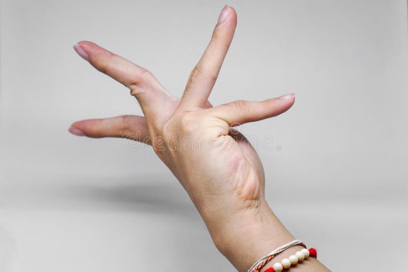 Hand Gesture Commonly Used in Asian Performance Stock Photo - Image of ...