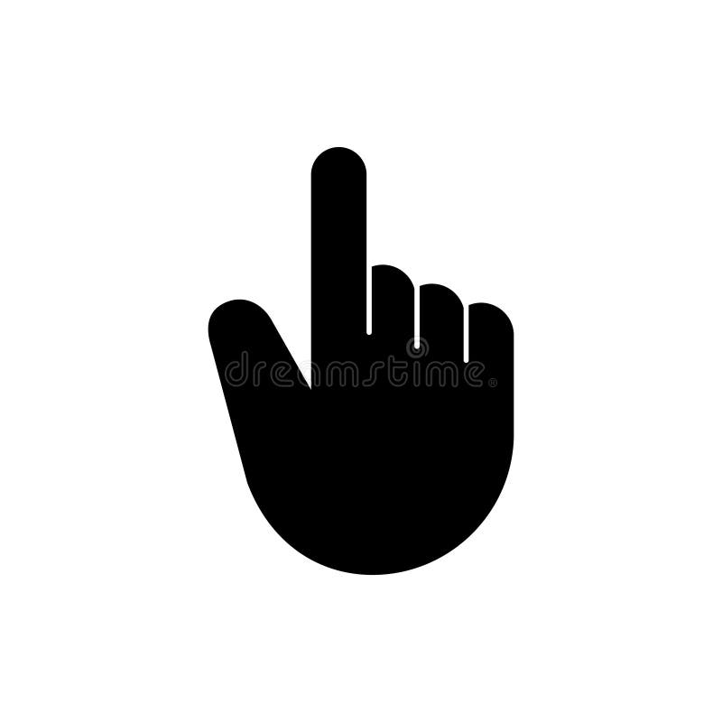 Hand Gesture Finger Point . Stock Vector - Illustration of hold, hand ...