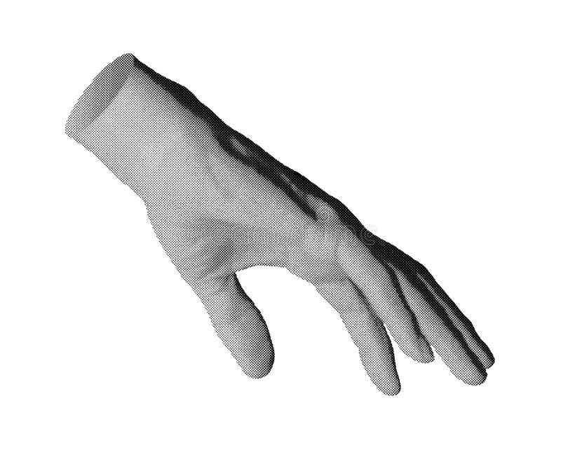 Hand Gesture with Fingers Outstretched and Reaching Down, Symbolizing ...